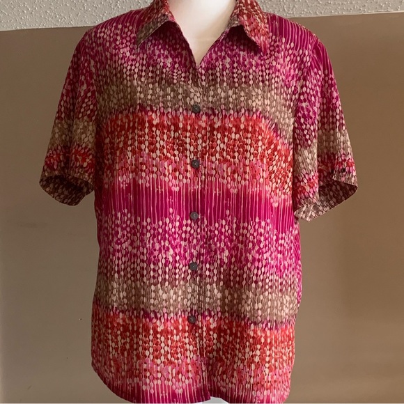 Allison Daley | Tops | Allison Daley Petite Button Down Blouse | Poshmark